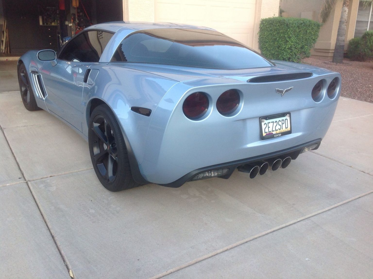 Carlisle Blue 2012 Chevrolet Corvette
