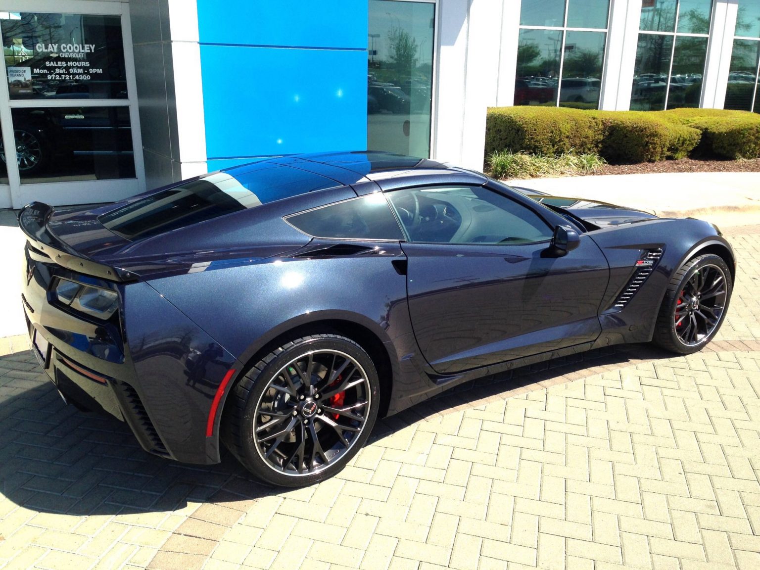 Night Race Blue 2015 Chevrolet Corvette