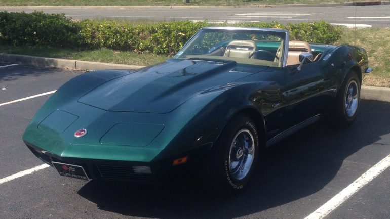 Blue Green 1973 Chevrolet Corvette