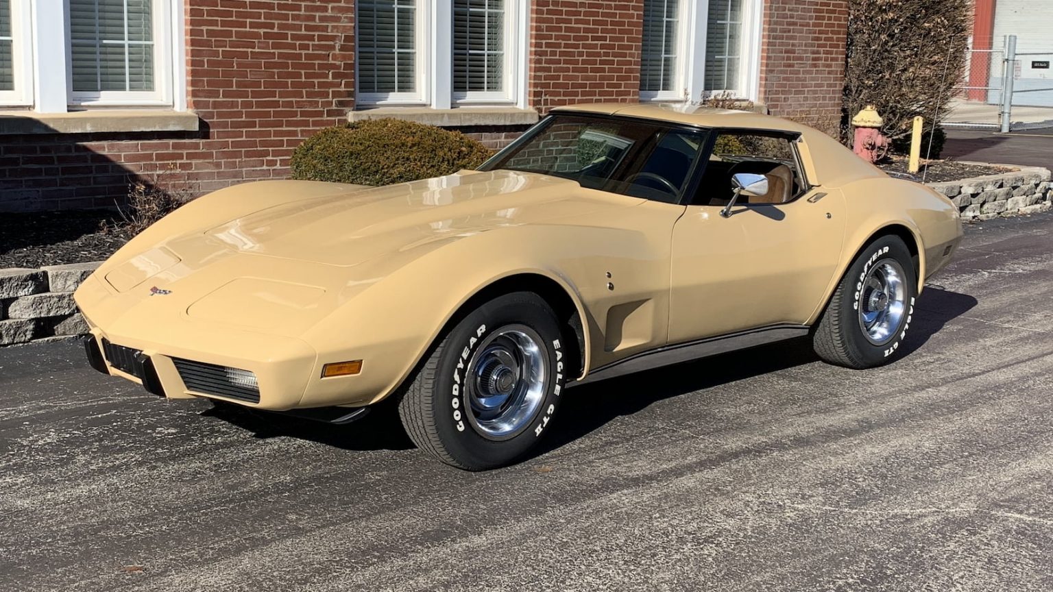 Tan 1977 Chevrolet Corvette