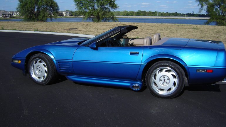 Quasar Blue 1992 Chevrolet Corvette