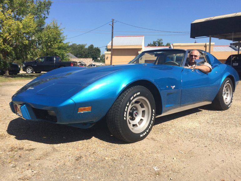 Dark Blue 1977 Chevrolet Corvette