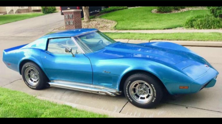 Bright Blue 1976 Chevrolet Corvette