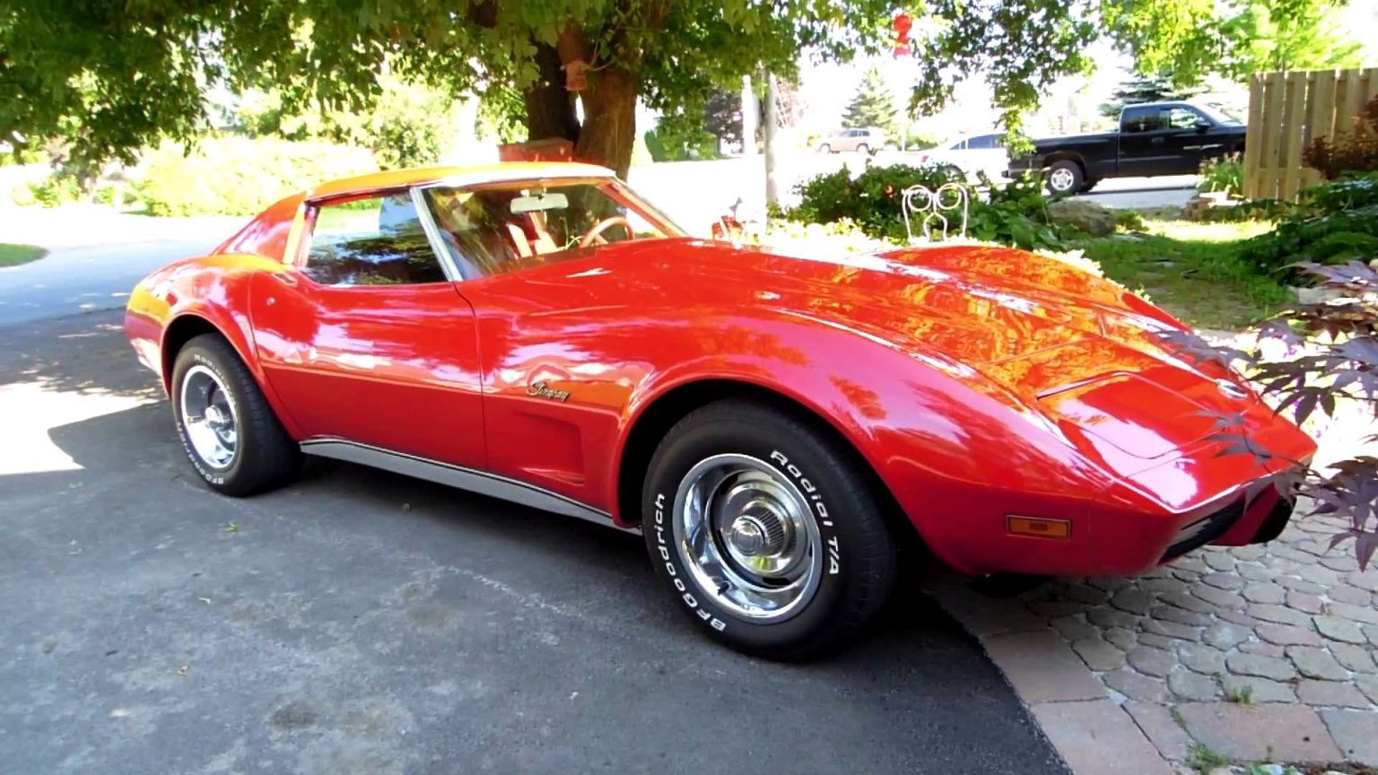 Red 1976 Chevrolet Corvette
