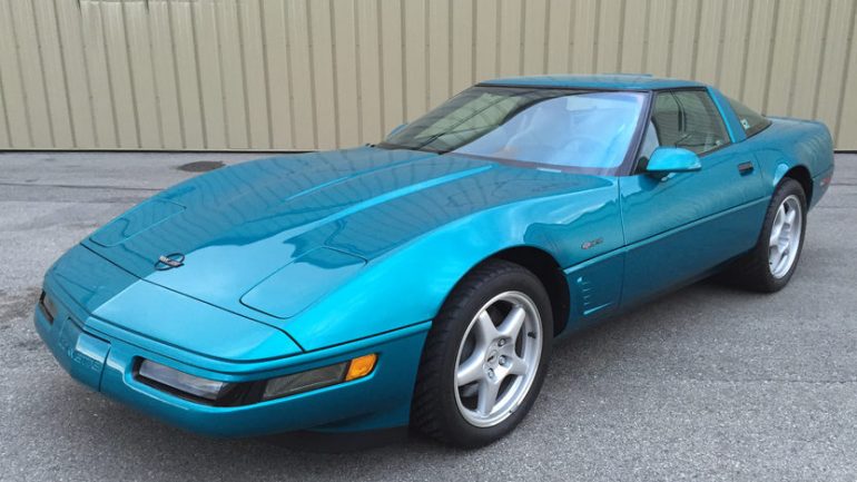 Bright Aqua 1996 Chevrolet Corvette