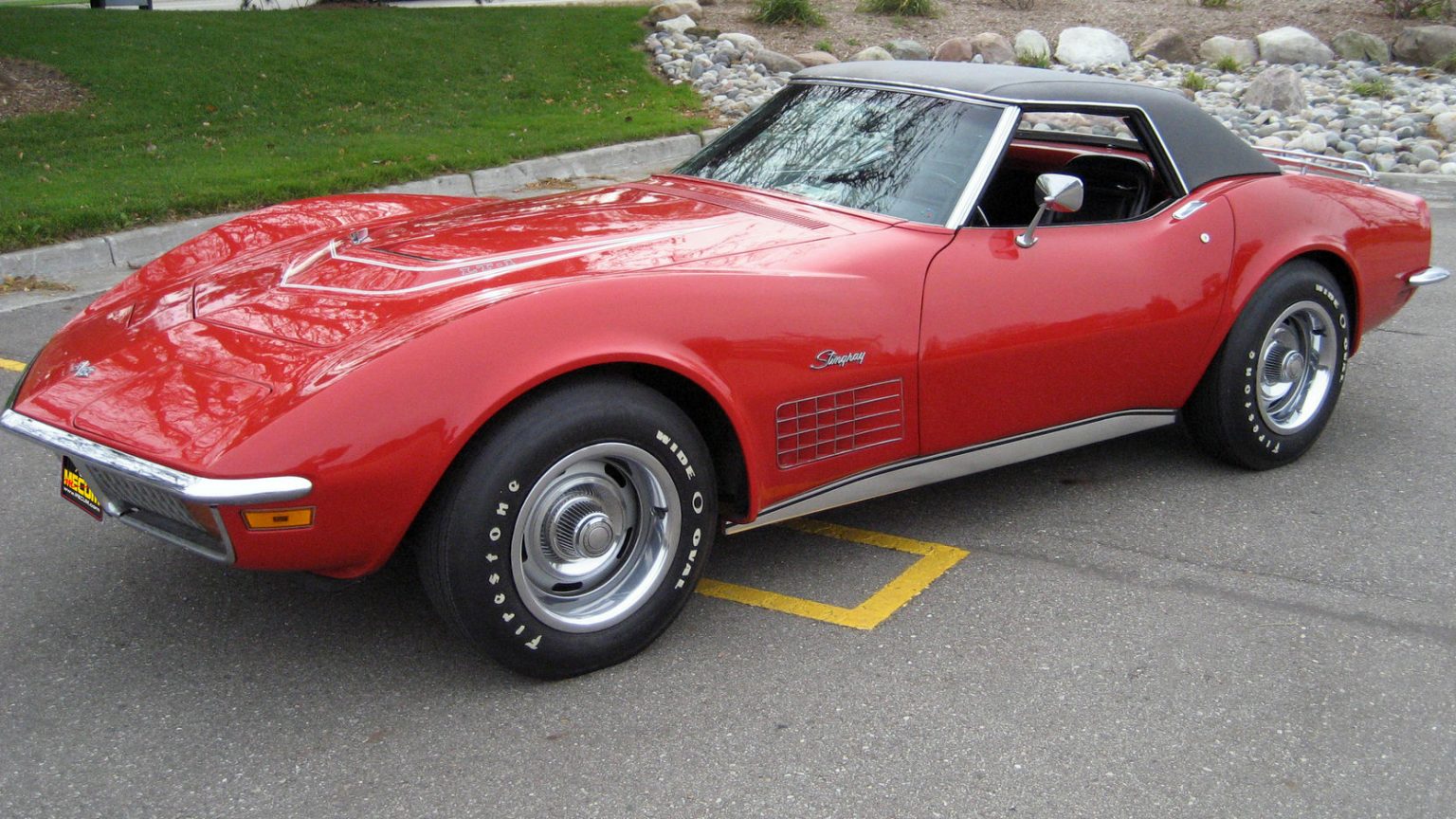 Mille Miglia Red 1972 Chevrolet Corvette