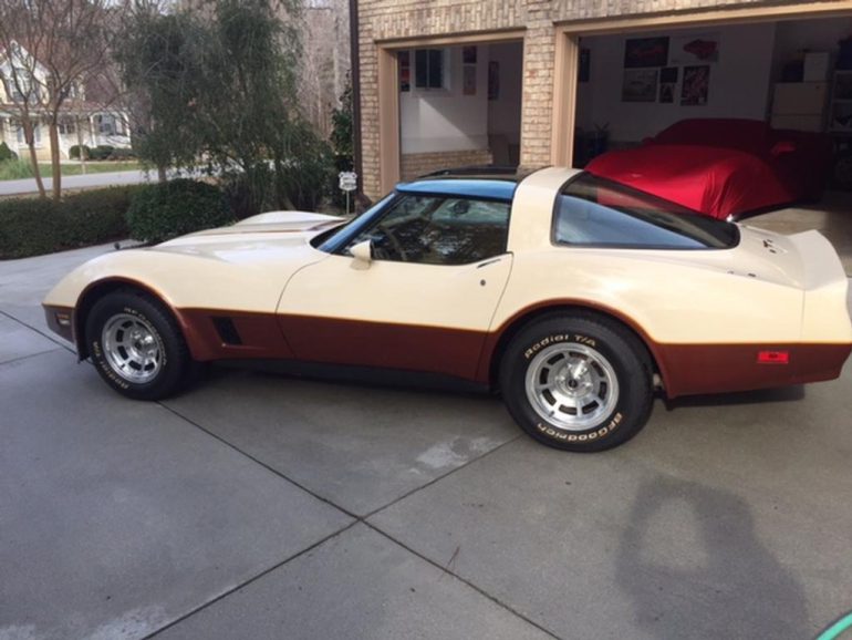 Beige 1981 Chevrolet Corvette