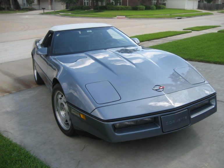 Medium Blue 1984 Chevrolet Corvette