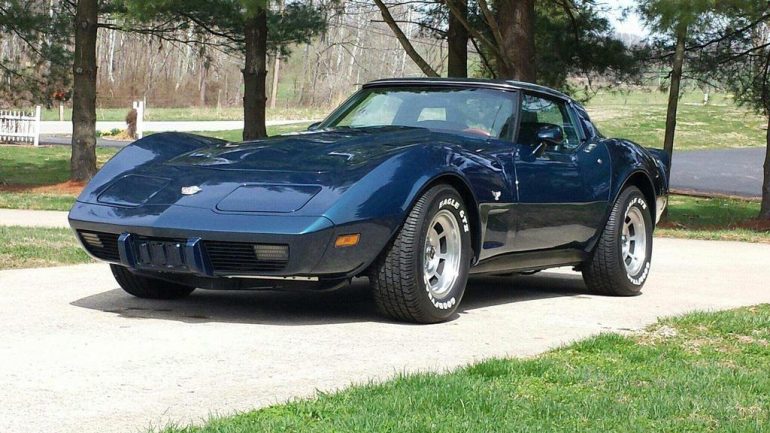 Dark Blue 1978 Chevrolet Corvette
