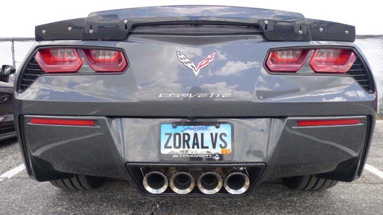 12 Corvette Custom Vanity Plates