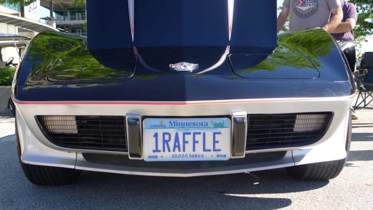 12 Corvette Custom Vanity Plates
