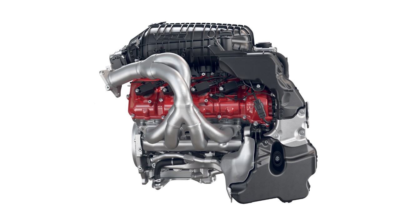The 2023 Chevrolet Corvette Z06 is powered by the 5.5L LT6 engin ...