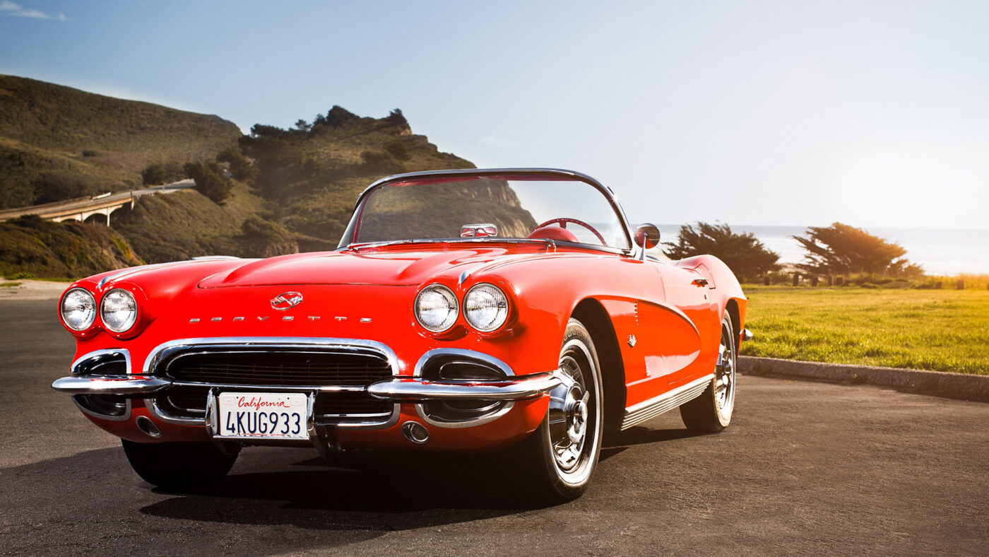 Awesome Shot Of A 1962 Chevrolet Corvette