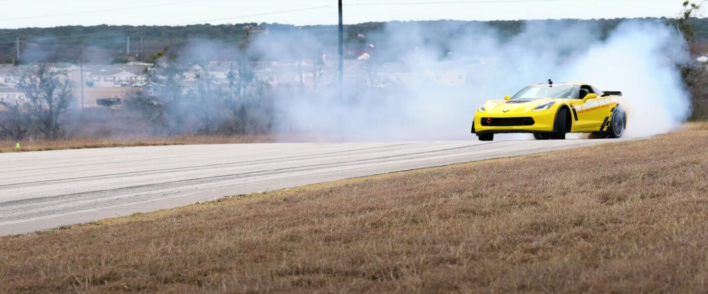 Drifting In A C7 Corvette Z06