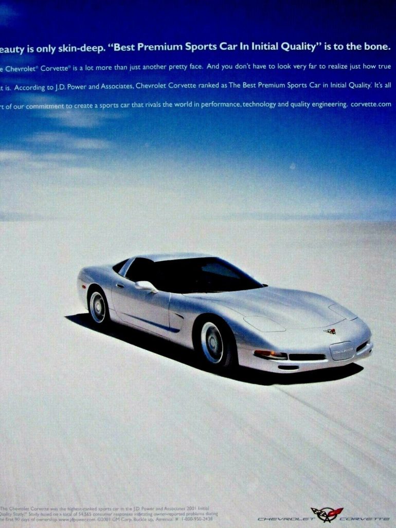 2002 Corvette Advertisements & Posters