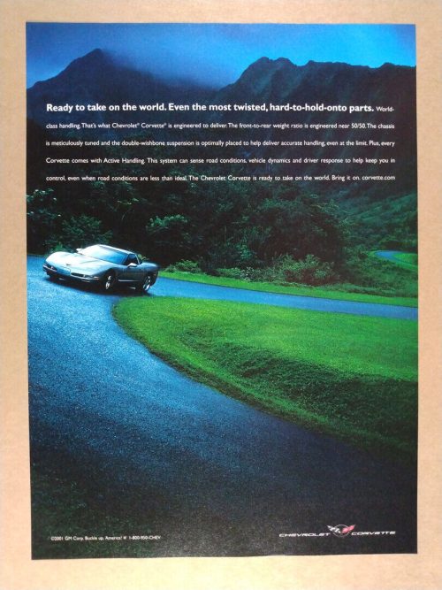 2002 Corvette Advertisements & Posters