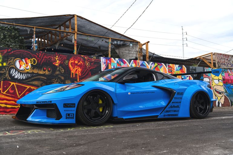 Corvette Of The Day: Liberty Walk Widebody C8 Chevrolet Corvette
