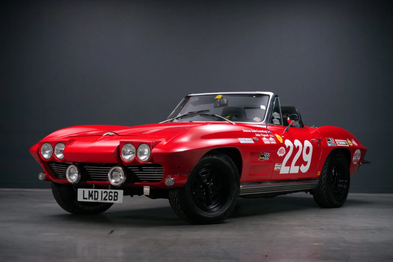 Corvette Of The Day: 1964 Chevrolet Corvette Convertible Rally Car