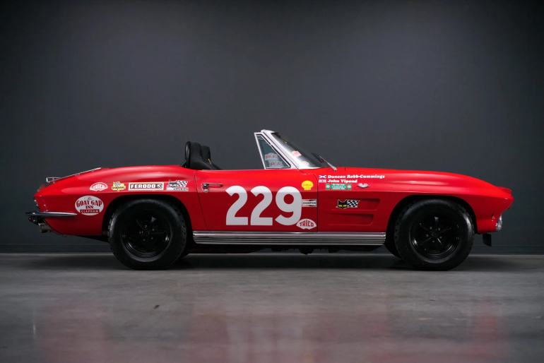 Corvette Of The Day: 1964 Chevrolet Corvette Convertible Rally Car