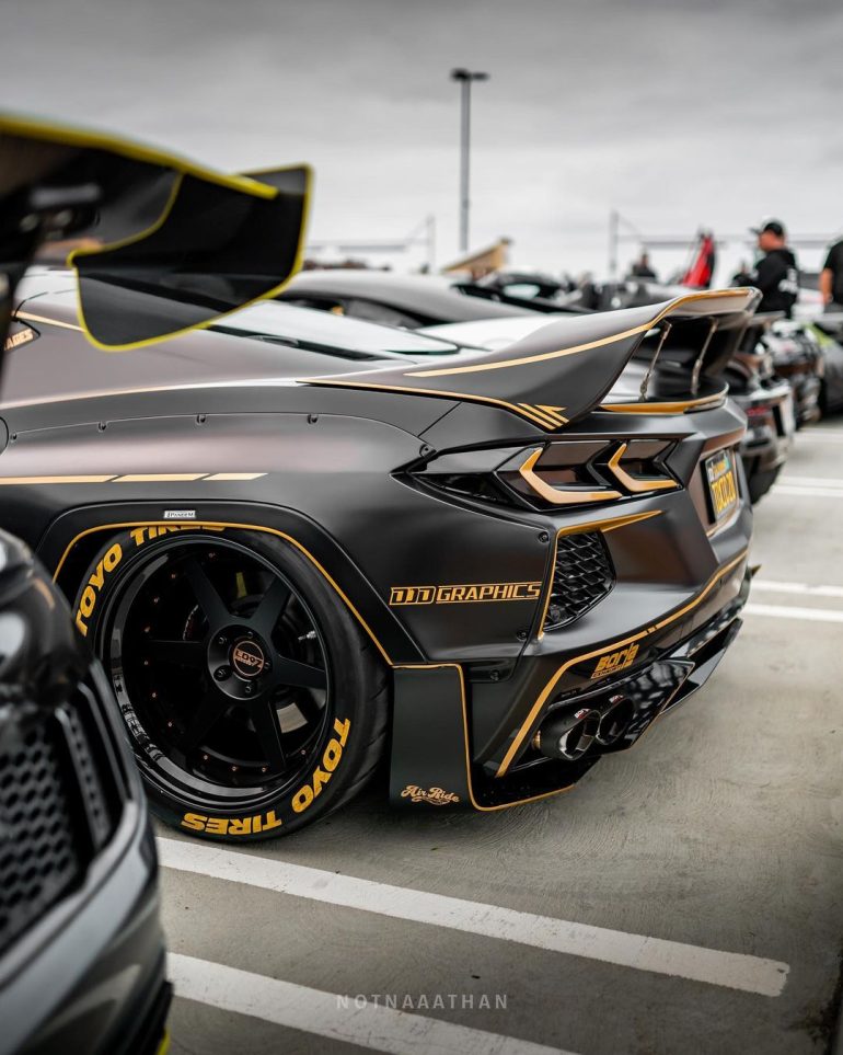 Corvette Of The Day: C8 Corvette With Pandem Widebody Kit