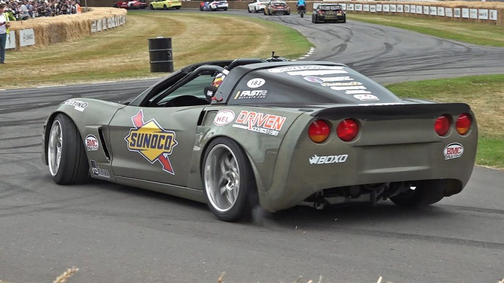 C6 Corvette With 3-Rotor Single Garrett Turbo 1000HP Showing Off At ...