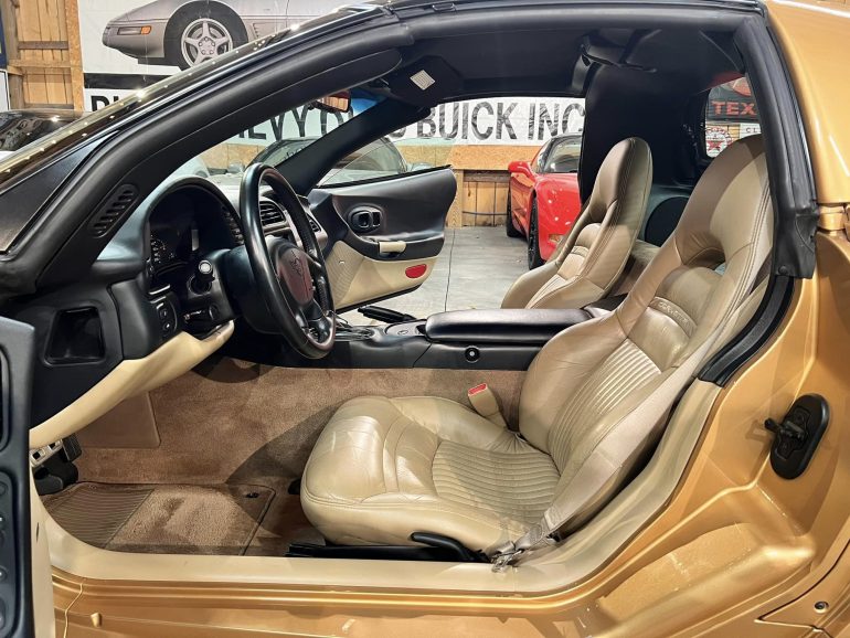 FOR SALE: Unique Corvette Dealer Offers Even More Unique Aztec Gold C5