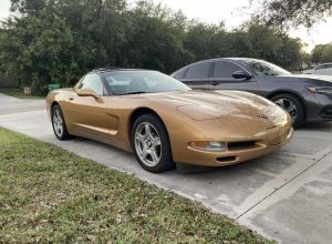 FOR SALE: Unique Corvette Dealer Offers Even More Unique Aztec Gold C5