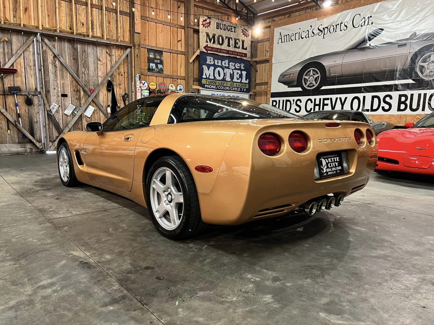 FOR SALE: Unique Corvette Dealer Offers Even More Unique Aztec Gold C5