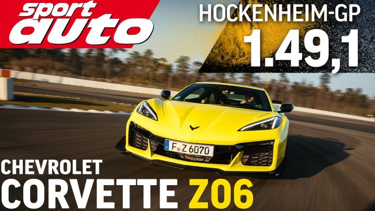 Sport Auto Takes The C8 Corvette Z06 For A Fast Hockenheim GP Lap