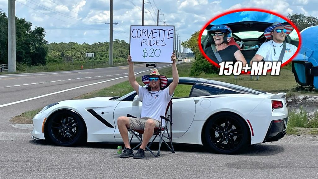 Riding A 1,100 Horsepower ProCharged Corvette For $20