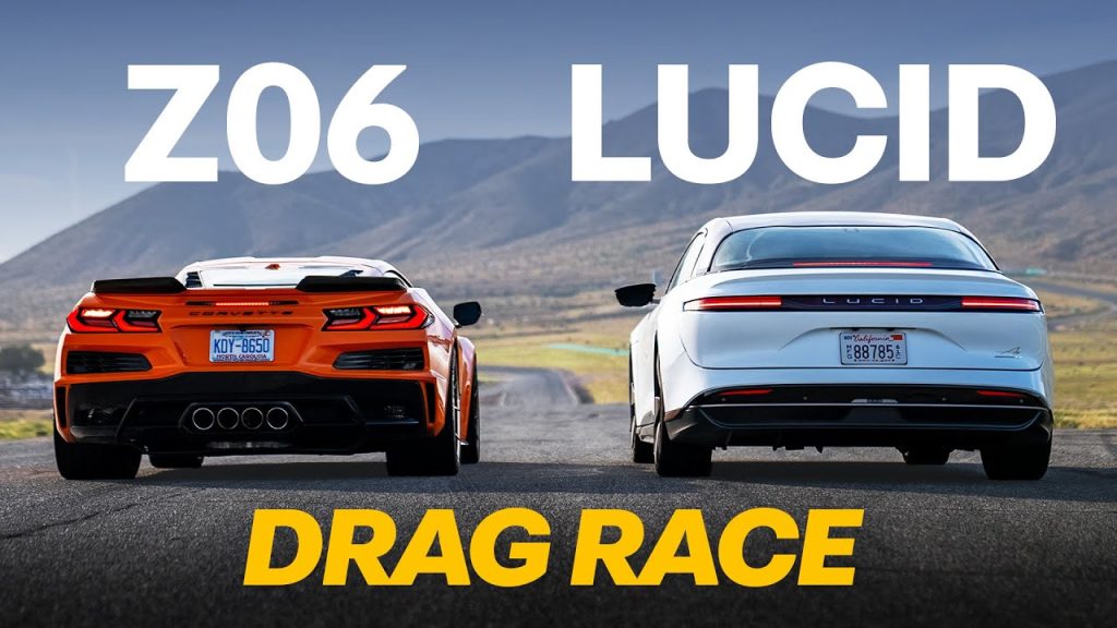 2023 Chevrolet Corvette Z06 Takes On A Lucid Air Grand Touring ...