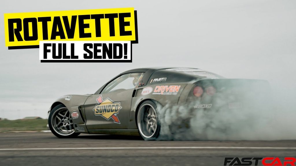 Watch This Rotary-Powered 800HP C6 Corvette Drift Car Show Off On The Track