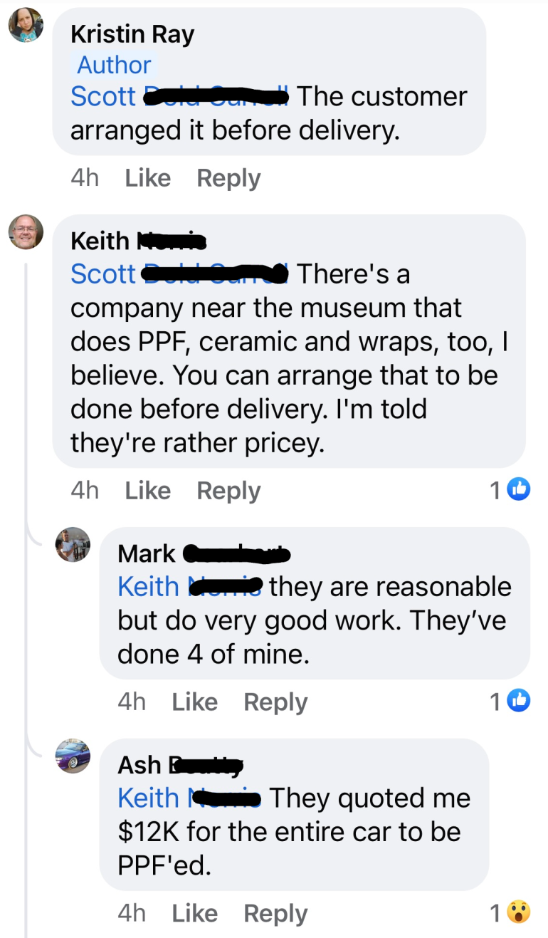 1st Matte Black C8 Z06 Museum Delivery Has Enthusiasts Confused