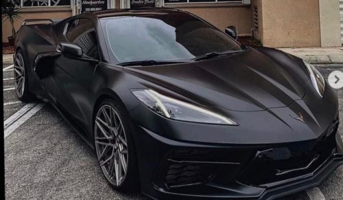 1st Matte Black C8 Z06 Museum Delivery Has Enthusiasts Confused