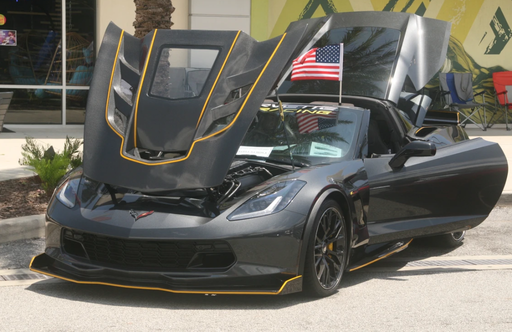 An Eclectic Mix Of Old And New Corvettes From Daytona's Iconic 50th ...