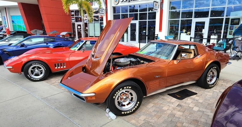 An Eclectic Mix Of Old And New Corvettes From Daytona's Iconic 50th ...
