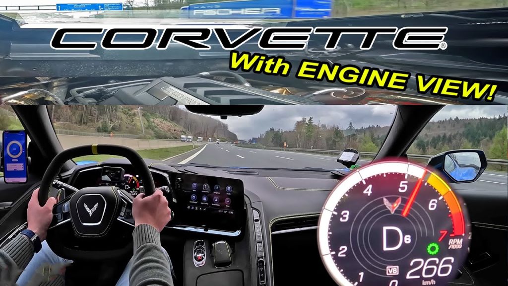 This Is How Fast A C8 Corvette And Its 6.2-Liter V8 Can Go On The Autobahn