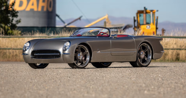 Stunning Record Setting '53 Custom Kindig CF1 Corvette Hammers For $770,000