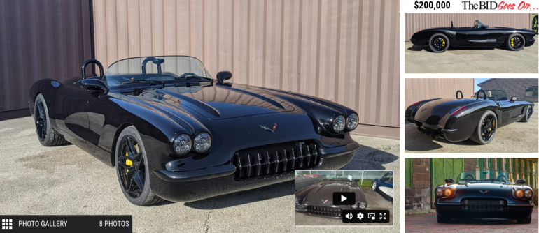 The Ten Wildest Custom Corvettes From The King Of Collector Car Auctions