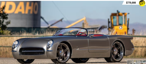 Stunning Record Setting '53 Custom Kindig CF1 Corvette Hammers For $770,000