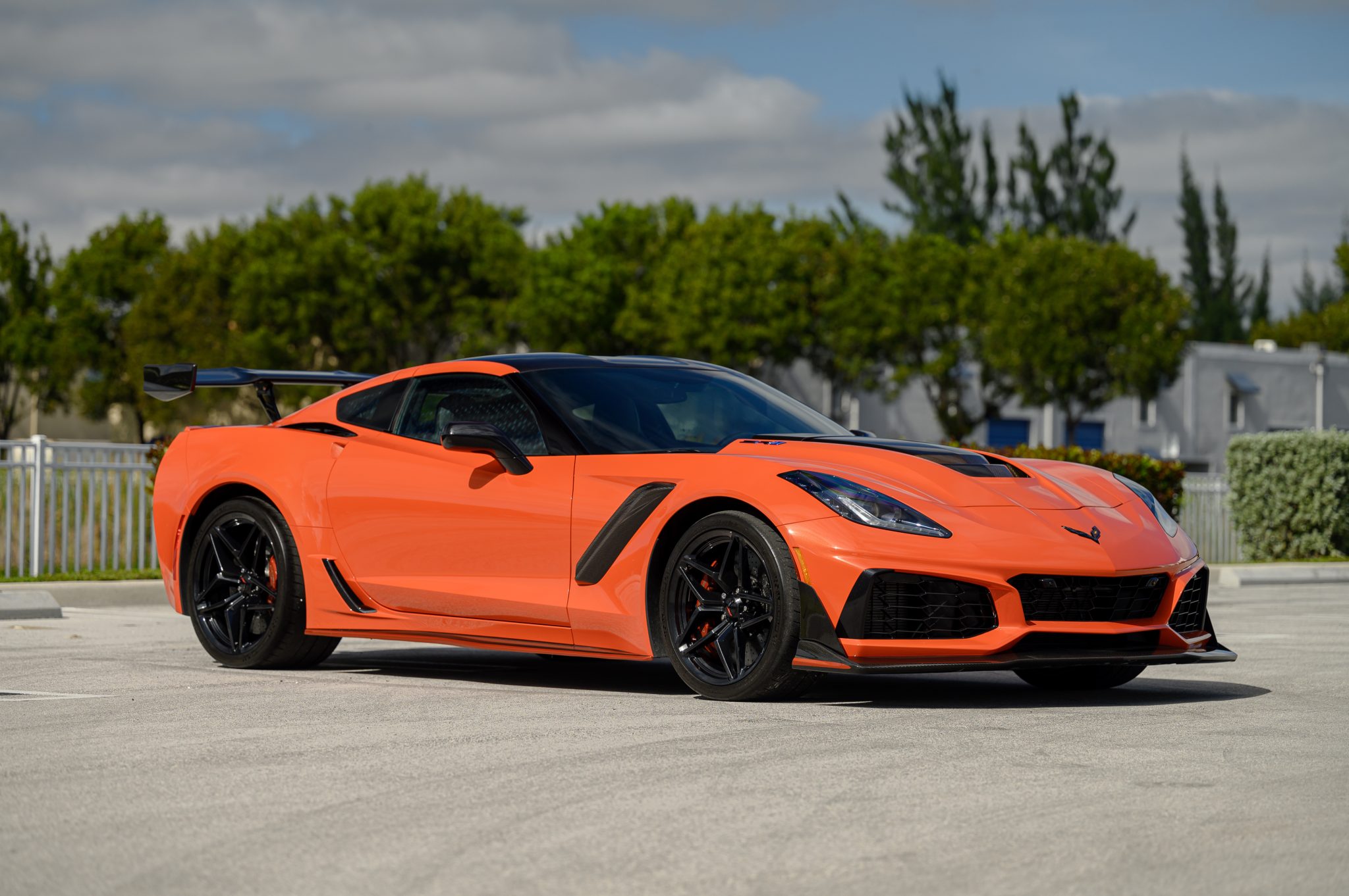 Low Mileage 2019 Corvette ZR1 In Sebring Orange Headed For Auction