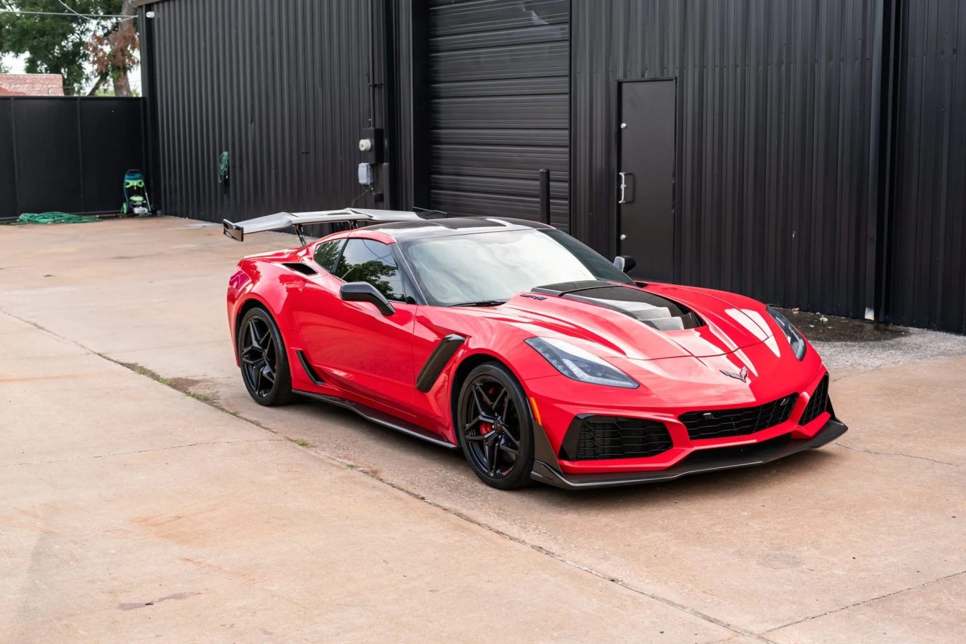 Red & Black 2019 Corvette ZR1 Up For Sale On Bring A Trailer