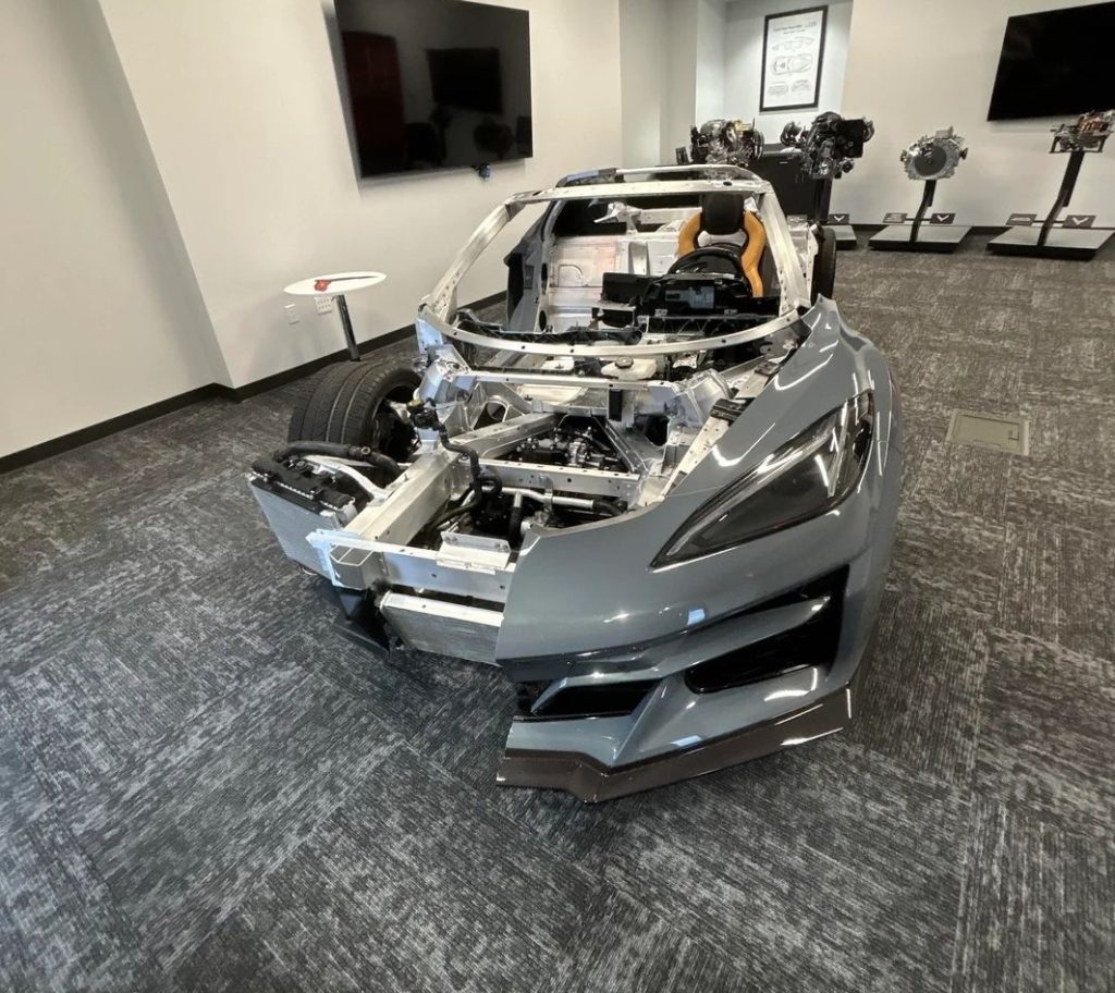 Why This Stripped Cutaway C8 Corvette Display Has Social Media Talking