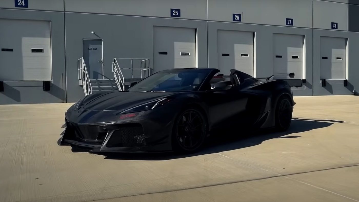 What Do You Think About This Full Carbon Fiber Wide Body C8 Corvette?