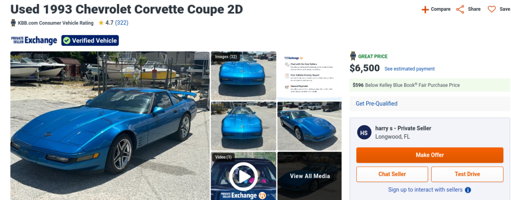 Bargain Hunting: How Much Corvette Can You Get With An $8000 Budget?
