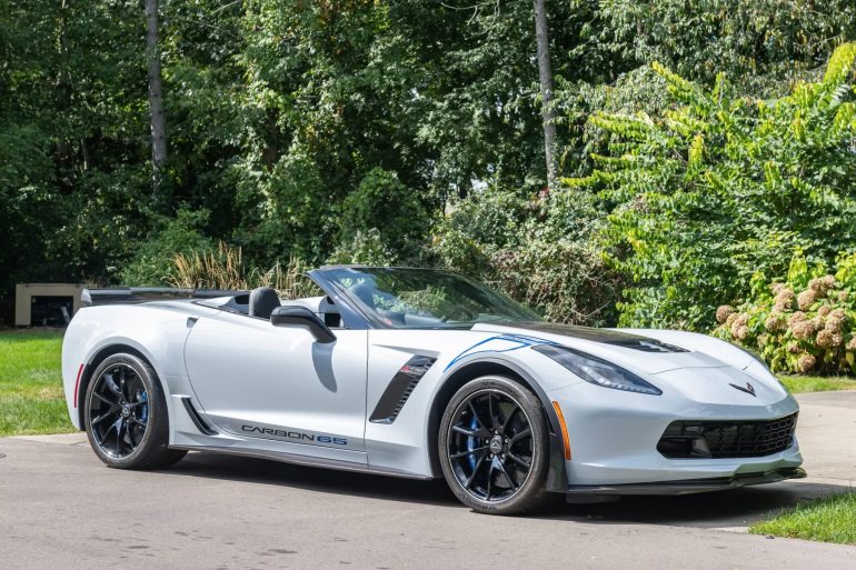 Ultra-Low Mileage 2018 Corvette Carbon 65 Z06 Convertible Up For Sale