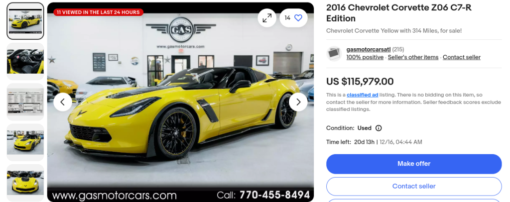 Garage Queens For Sale: Two Sweet C4 Corvette ZR-1s And Rare C7.R Z06 ...