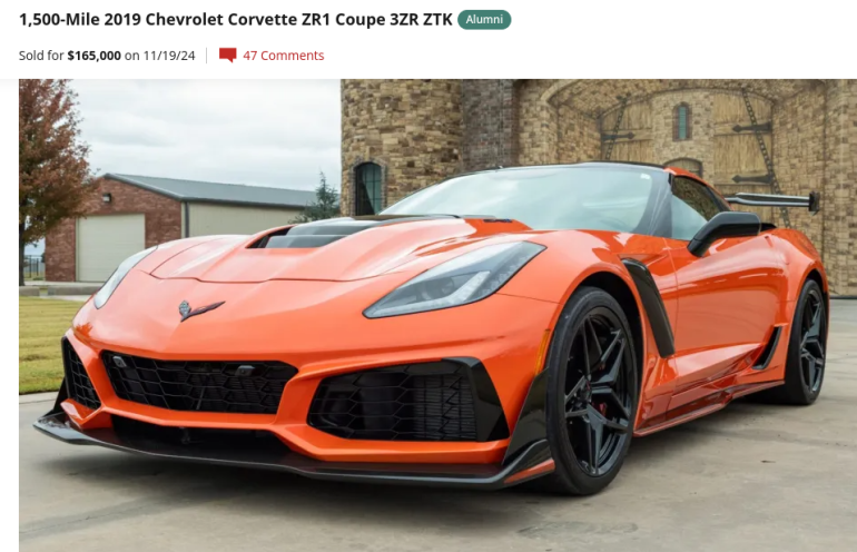 Top 5 Most Interesting Corvette Auctions: 54,000 Views & Bidding ...