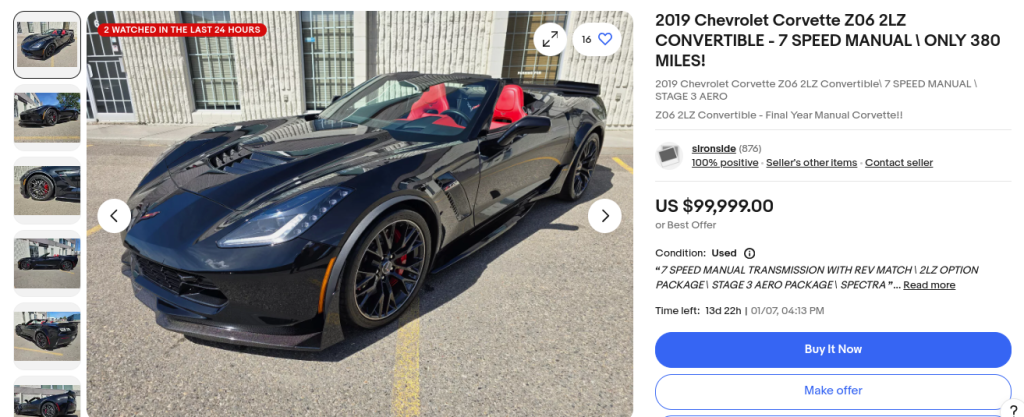 Corvette Garage Queens For Sale: 'Tis The Season To Treat Yourself To A ...