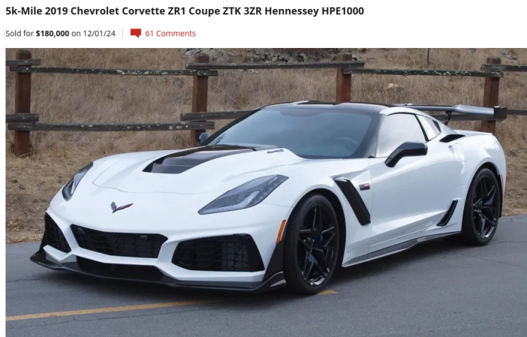Top 5 Most Interesting Auctions: Check Out The Corvettes That Brought ...